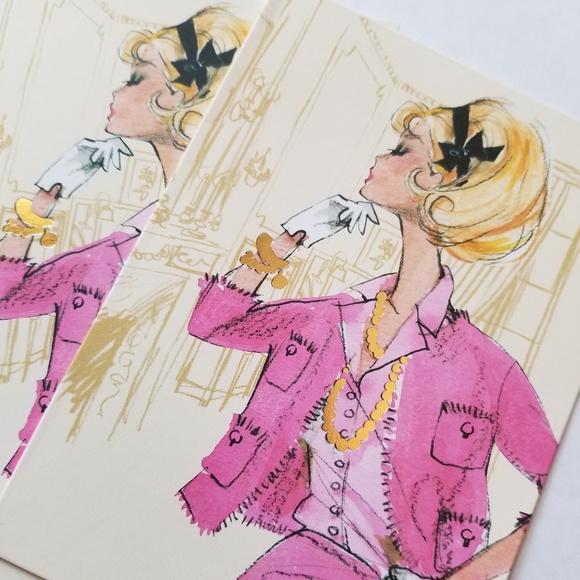 Barbie | Accessories | Barbie Notecards And Envelope Set By Robert Best ...